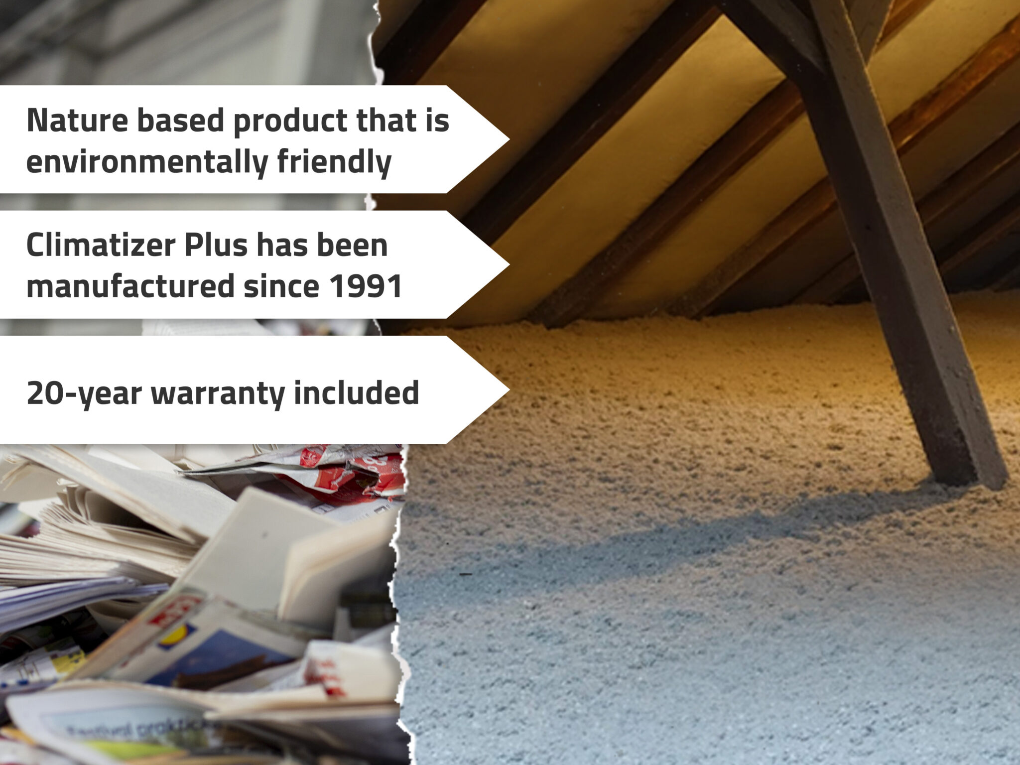 Healthy blown insulation for your home - Climatizer Plus